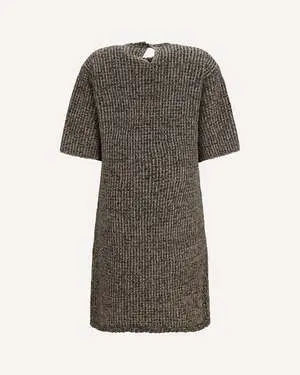 Fabiana Filippi Sequin-effect Tweed Dress