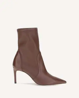 STUART WEITZMAN Power Ankle Boots - Brown
