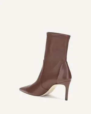 STUART WEITZMAN Power Ankle Boots - Brown