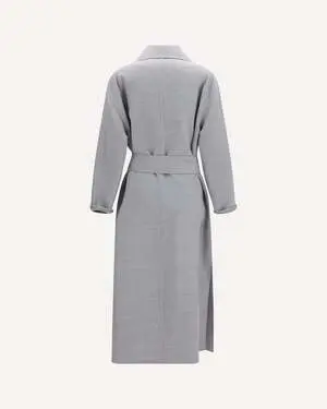 Fabiana Filippi Belted Double Wool Coat