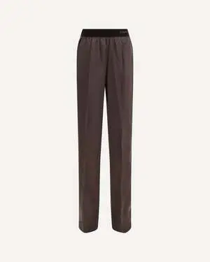 TOM FORD Stretch Sik Satin Pants Femae