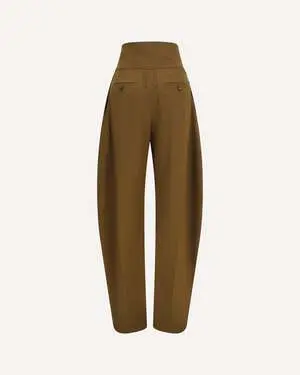 FERRAGAMO Wide Balloon-fit Zip Pants
