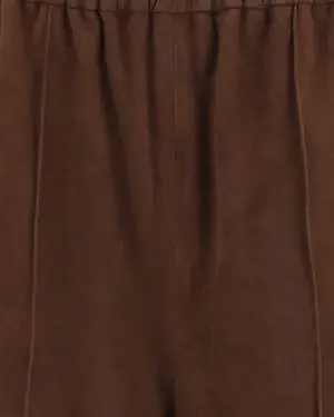 Fabiana Filippi Suede Wide Leg Pants With Monili Detail