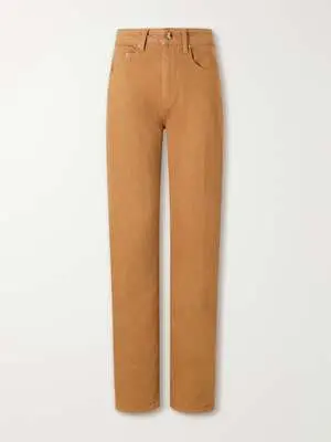 Ossou Noon High-rise Straight-leg Jeans - Light Brown