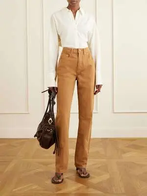Ossou Noon High-rise Straight-leg Jeans