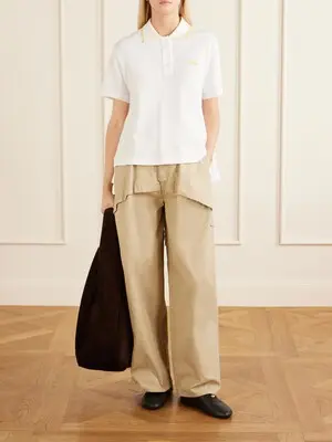 Loewe Logo-debossed Suede Tote - Brown