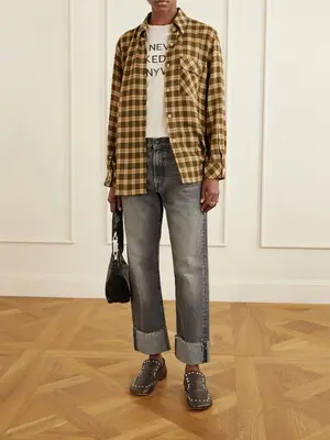 R13 Romeo Cropped Flared Jeans