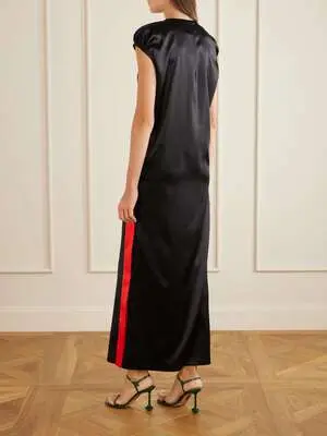 Loewe Satin Silk-blend Midi Dress