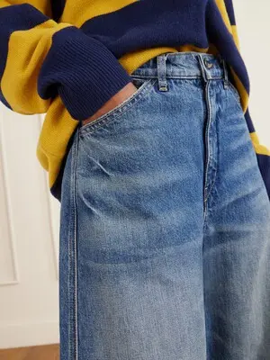 NILI LOTAN Tribeca Wide-leg Jeans - Blue