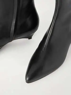 JIL SANDER Arc Leather Ankle Boots