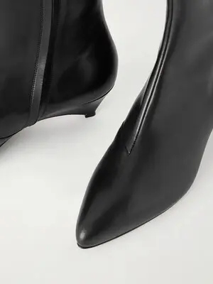 JIL SANDER Arc Leather Ankle Boots