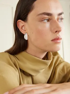 BY PARIAH Sculptural Recycled Sterling Earrings