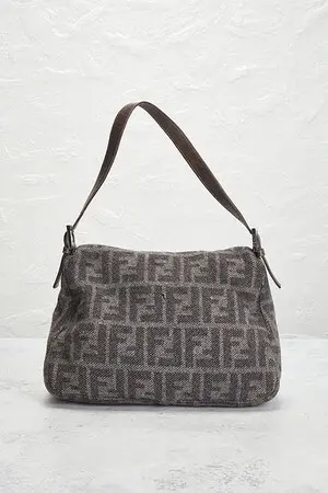 Fendi Zucca Mama Forever Baguette Shoulder Bag