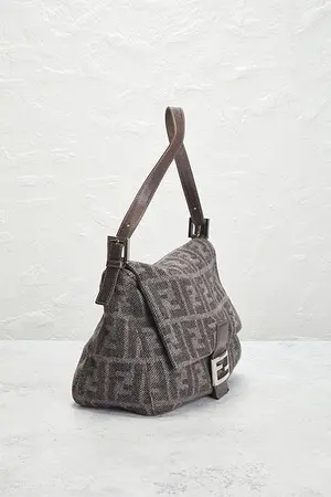 Fendi Zucca Mama Forever Baguette Shoulder Bag