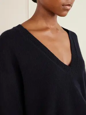 NILI LOTAN Feron Cashmere V-neck Sweater