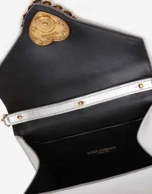 Dolce & Gabbana Small Devotion Bag In Mordore Nappa Leather