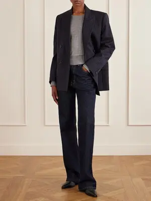 NILI LOTAN Tamra Cashmere Sweater - Gray
