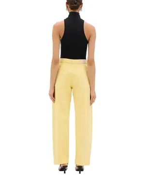 Another Tomorrow Denim Curved Pant