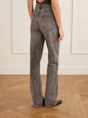 NILI LOTAN Joan High-rise Straight-leg Jeans