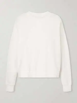 NILI LOTAN Gladys Cotton Sweatshirt - Ecru