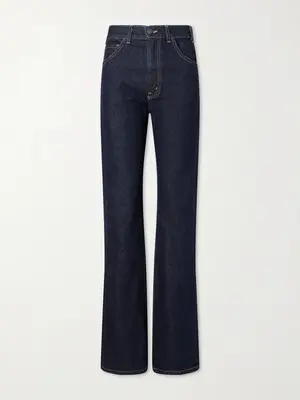 NILI LOTAN Joan High-rise Straight-leg Jeans - Blue