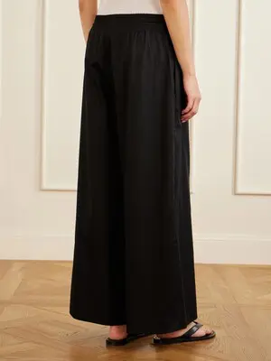 LA LIGNE Cotton Wide-leg Trousers
