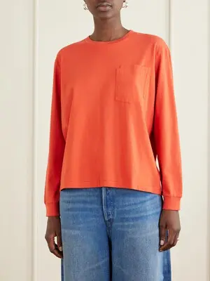 B Sides Double Pocket-detail Cotton T-shirt