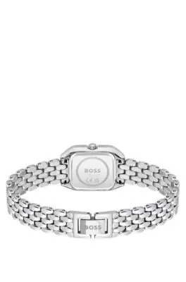 BOSS Silver-effect Watch With Silver-white Dial