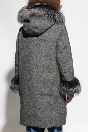 Dolce & Gabbana Dolce Gabbana Logo Plaque Coat
