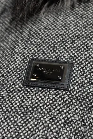 Dolce & Gabbana Dolce Gabbana Logo Plaque Coat