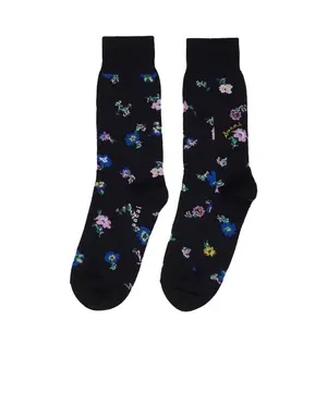 Sacai Floral Pattern Mid-calf Socks