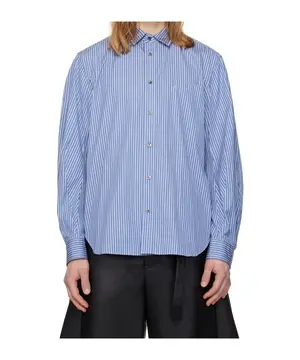 Sacai Stripe-print Poplin Shirt