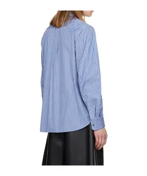 Sacai Stripe-print Poplin Shirt
