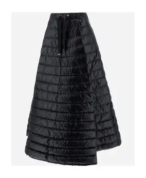 Herno Drawstring Padded Down Maxi Skirt