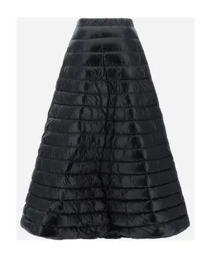 Herno Drawstring Padded Down Maxi Skirt