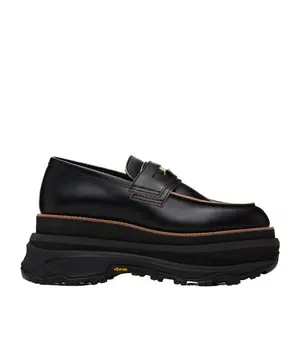 Sacai Platform Loafers - Black