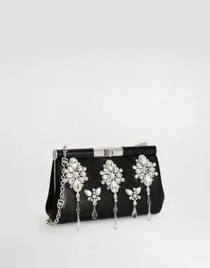 Dolce & Gabbana Crystal-embellished Clasp Clutch