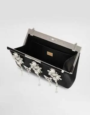 Dolce & Gabbana Crystal-embellished Clasp Clutch