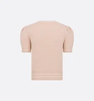 Dior Short-sleeved Sweater With Heart Motif