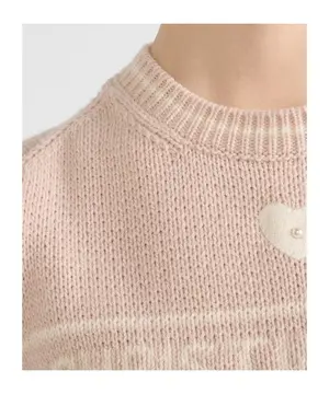 Dior Short-sleeved Sweater With Heart Motif