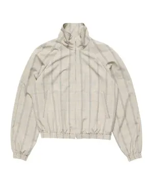 ACNE STUDIOS Acne Studios Checked Zip-Up Jacket
