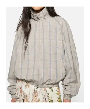 Acne Studios Checked Zip-up Jacket - No