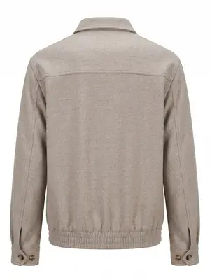 Brunello Cucinelli High Neck Zip-up Jacket - No