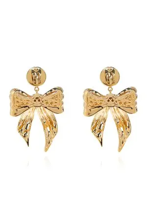 Dolce & Gabbana Dolce Gabbana Bow Shaped Clip On Earrings