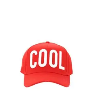 Dsquared2 Baseball Cap With Logo Embroidery - Red