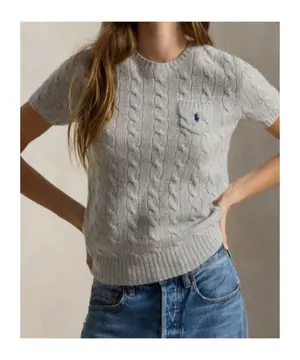 Polo Ralph Lauren Cable Knit Short-sleeve Pullover