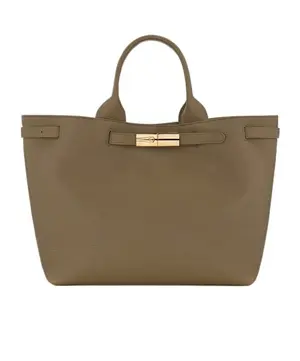 Longchamp Le Smart L Tote Bag - Olive