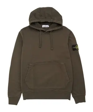 Stone Island Long-sleeve Hooded Sweatshirt - Brown
