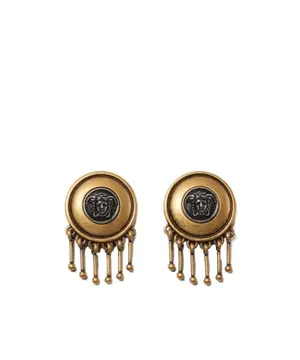 Versace Medusa Fringe Earrings