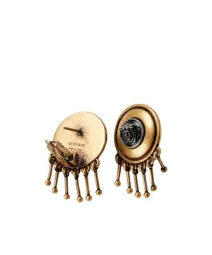 Versace Medusa Fringe Earrings